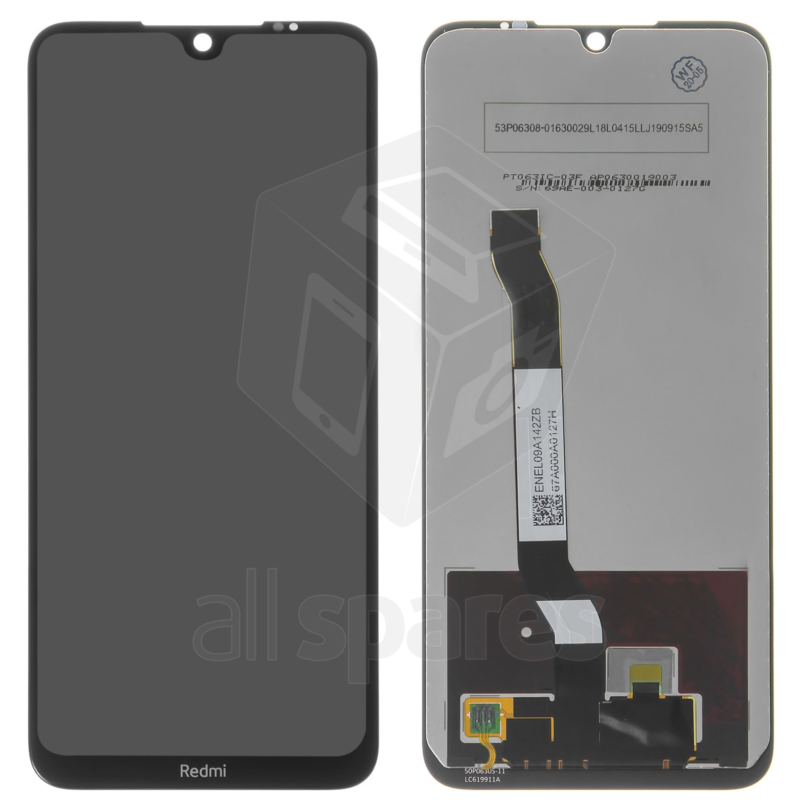 LCD compatible with Xiaomi Redmi Note 8T, (black, with touchscreen ... LCD compatible with Xiaomi Redmi Note 8T, (black, with touchscreen ...