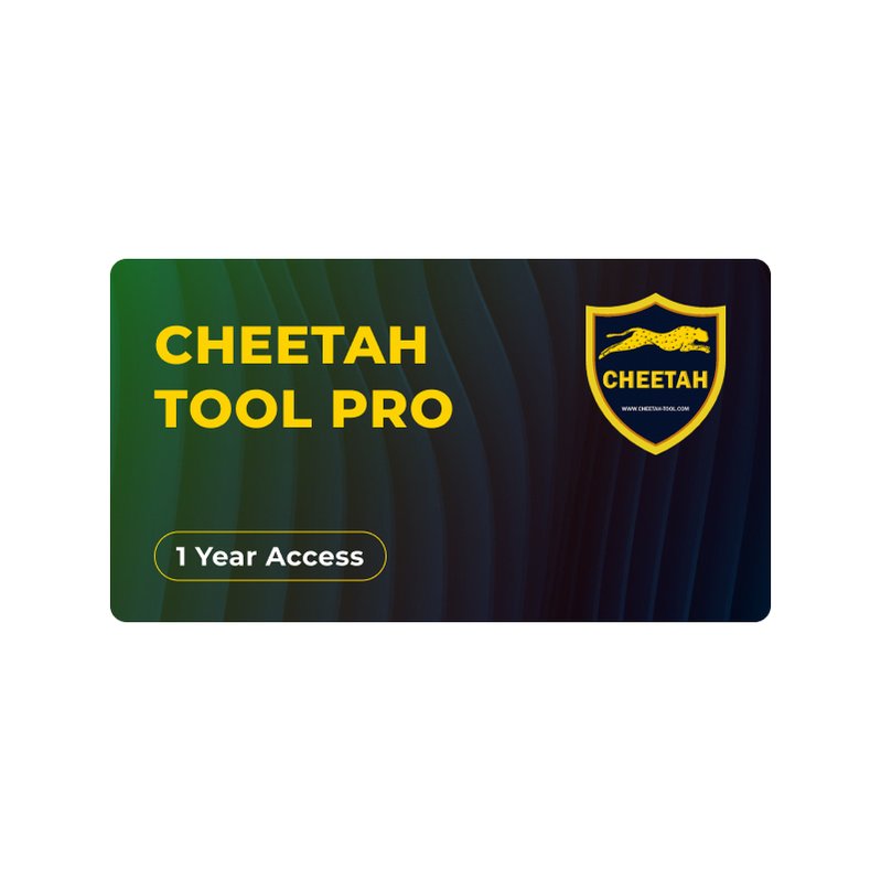 Cheetah Tool Pro 1 Year Activation - GsmServer