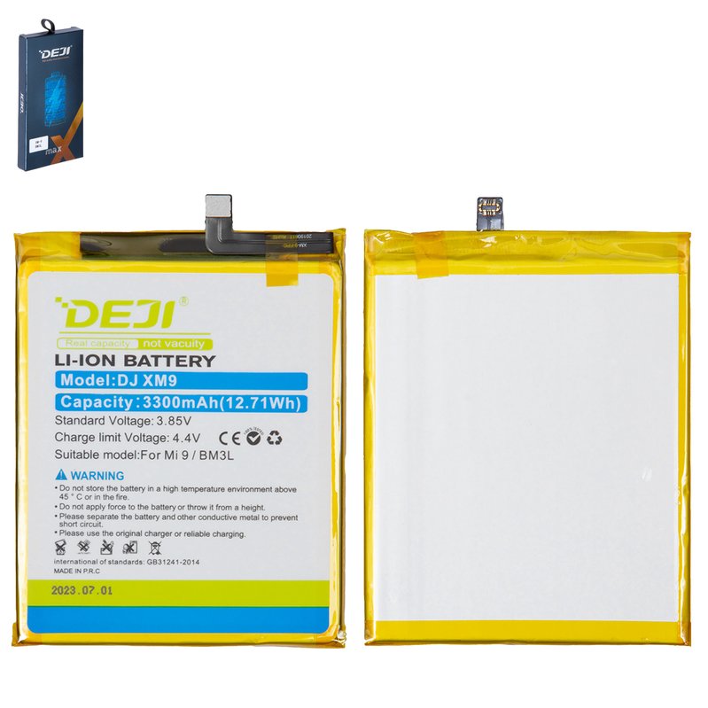 Battery Deji BM3L compatible with Xiaomi Mi 9, (Li-ion, 3.85 V, 3300 ...